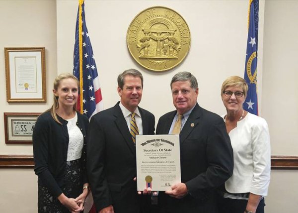 Wm. Millard Choate receives Outstanding Georgia Citizen Award