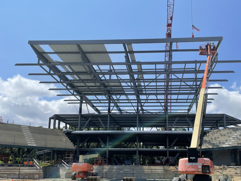 Credit One Stadium Reaches a Construction Milestone | News | Choate ...