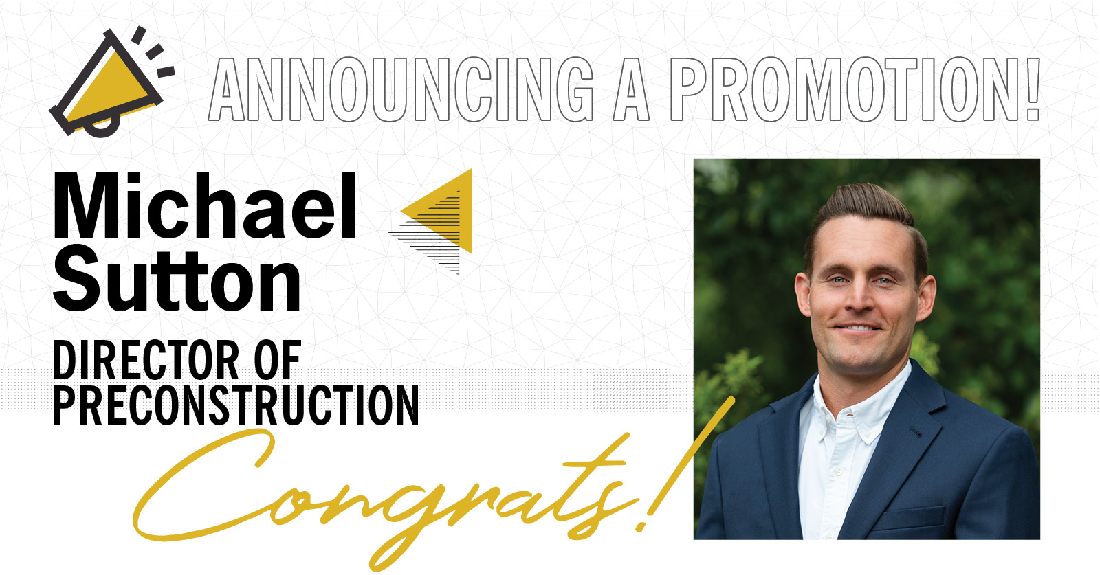 Michael Sutton Promoted to Director of Preconstruction in Charleston ...
